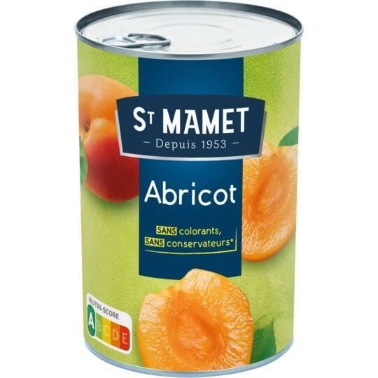 LOT DE 3 - ST MAMET - Fruits au sirop abricots - boite de 235 g net ...