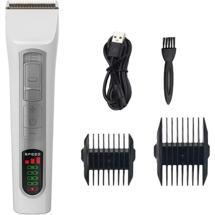 Tondeuse Cheveux Hommes Professionnelle, Tondeuse Barbe Electriques Finition Sans Fil Usb ...