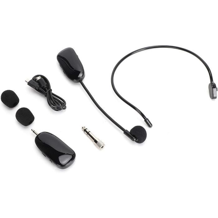 Microphone Sans Fil Uhf Micro Casque Professionnel Pour Ordinateur ...