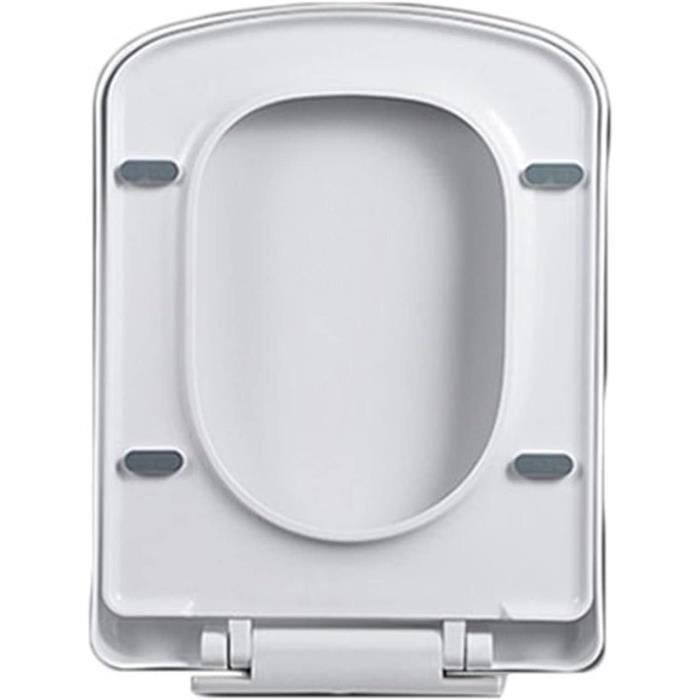 Abattant Wc Rectangulaire, Lunette Wc Carré, Abattant Wc Avec Frein De ...