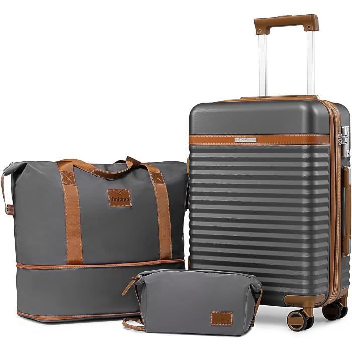Valise Cabine Bagages Cabine 55X40X20 Abs Extensible Sets De Bagages À ...