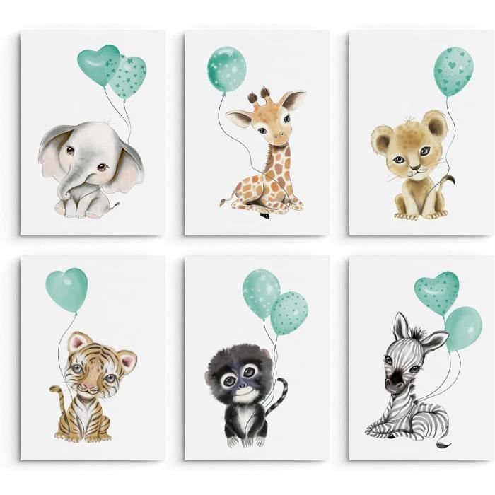 Tableau Enfant Mural Deco - Poster Decoration Chambre - Deco Fille ...