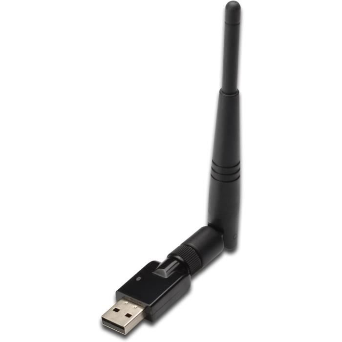 Adaptateur USB WiFi avec antenne Tige - 300 Mbit-s - 2,4 Ghz - WPA2 ...