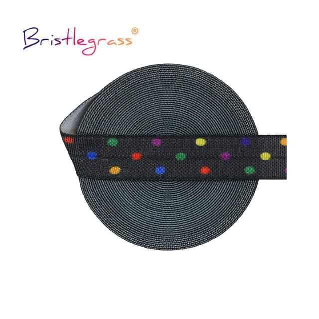Elastique,Rainbow Polka Dot-10 Yards--Bande élastique en Spandex ...
