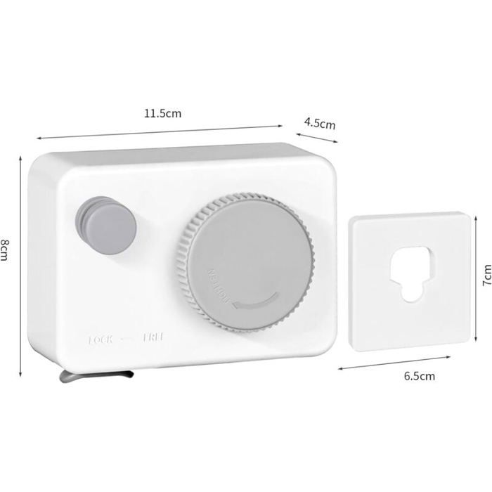 DRE-Corde à linge rétractable de 4,2m, sèche linge mural peu encombrant ...