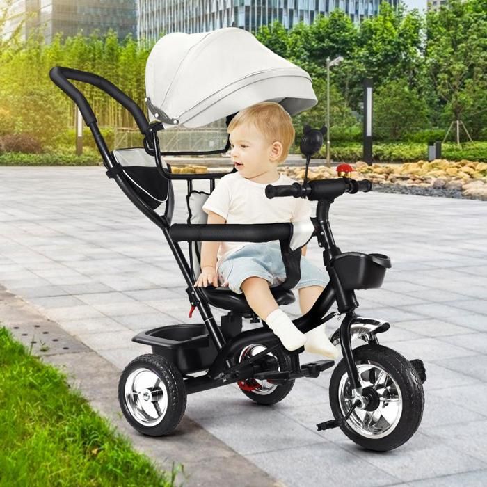 Tricycle Bébé Évolutif 6-en-1 - Tricycle Enfant 1-6 Ans (25 kg ...