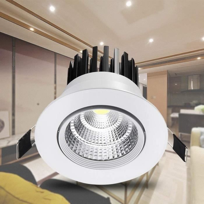 Spot Led Encastrable Au Plafond Rond En Aluminium Super Brillant Pour ...