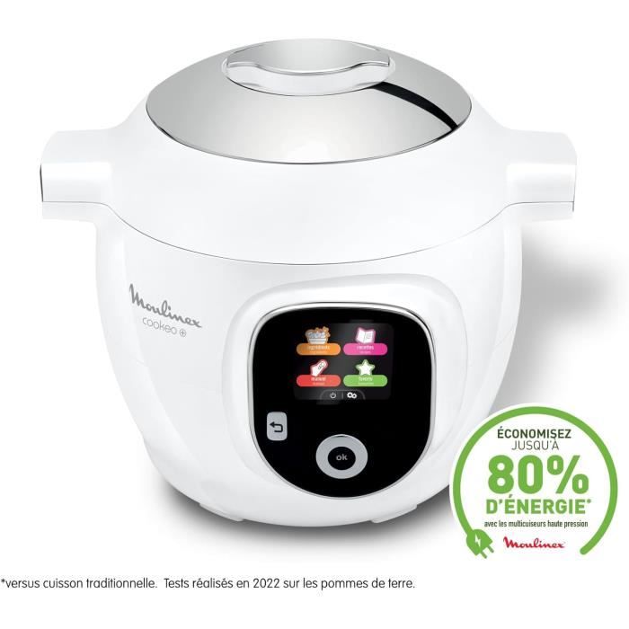 Cookeo+ Multicuiseur Intelligent Haute Pression, 6 L, 80 Recettes ...