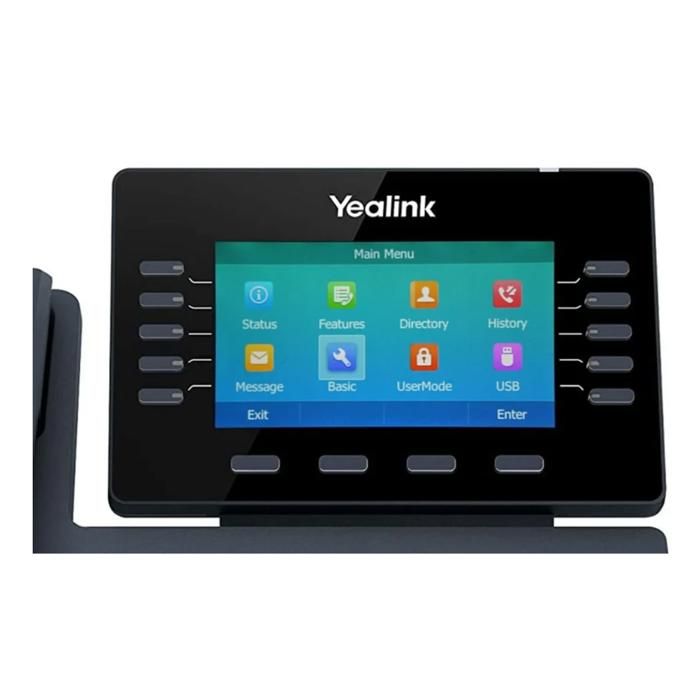 Téléphone VoIP - YEALINK - SIP-T54W - 10 lignes - WiFi - Écran 4,3 ...