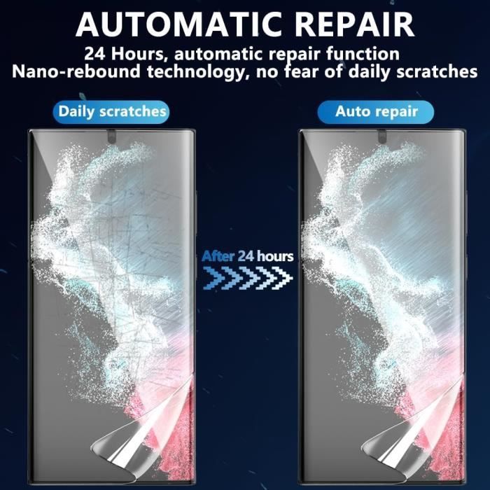 3 1 Pièces Pour Samsung Galaxy S22 Ultra Protection Écran Tpu Souple