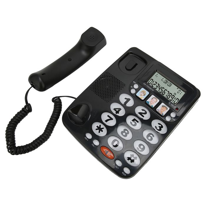SALALIS Téléphone fixe filaire Téléphone Filaire ID Appelant Raccourcis ...
