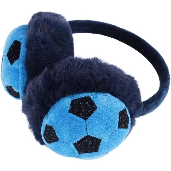Cache-Oreilles - Enfants - Football 3D - Peluche Douce - Taille Unique ...