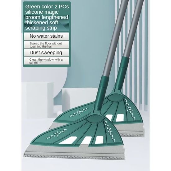 Lavette,Balai magique en caoutchouc,balai de nettoyage de sol,balai à main,brosse de nettoyage ...