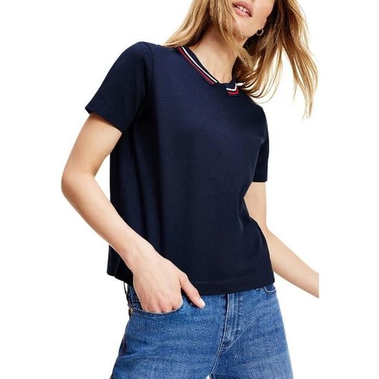 Polo Avec Col Emblématique Billy Bleu - Cdiscount Prêt-à-Porter