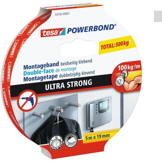 Powerbond Ultra Strong Ruban Adhésif De Montage Double Face Extra Fort ...
