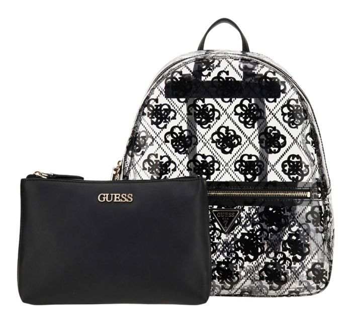 GUESS Sac à dos de loisirs transparent noir pour femme - Tuana Backpack ...