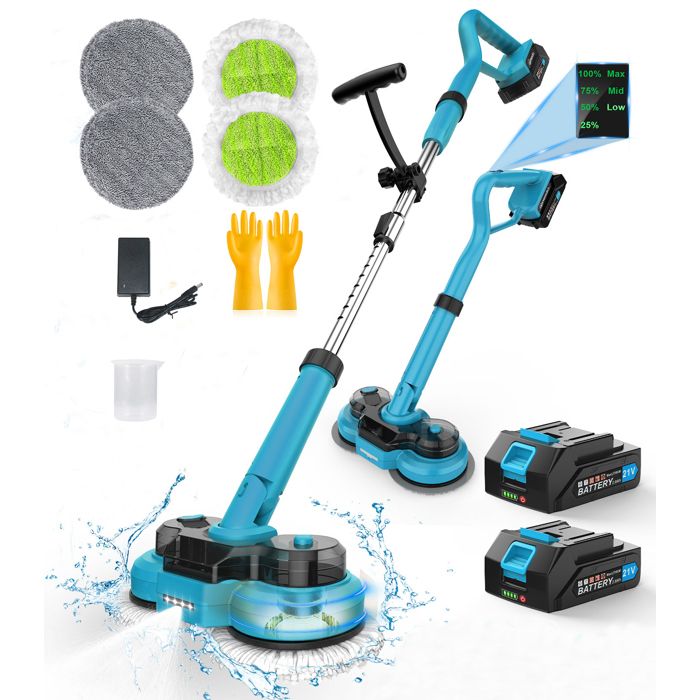 Balai Electrique Rotatif - TANBABY - 2 en 1 - 4000mAh - 2 Vitesses ...