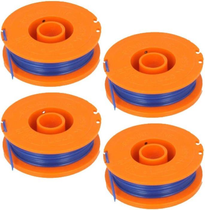 Lot de 4 bobines de Fil pour Tondeuse à Gazon pour Flymo Mini Trim Multi Trim 200 250 300 FLY020 ...