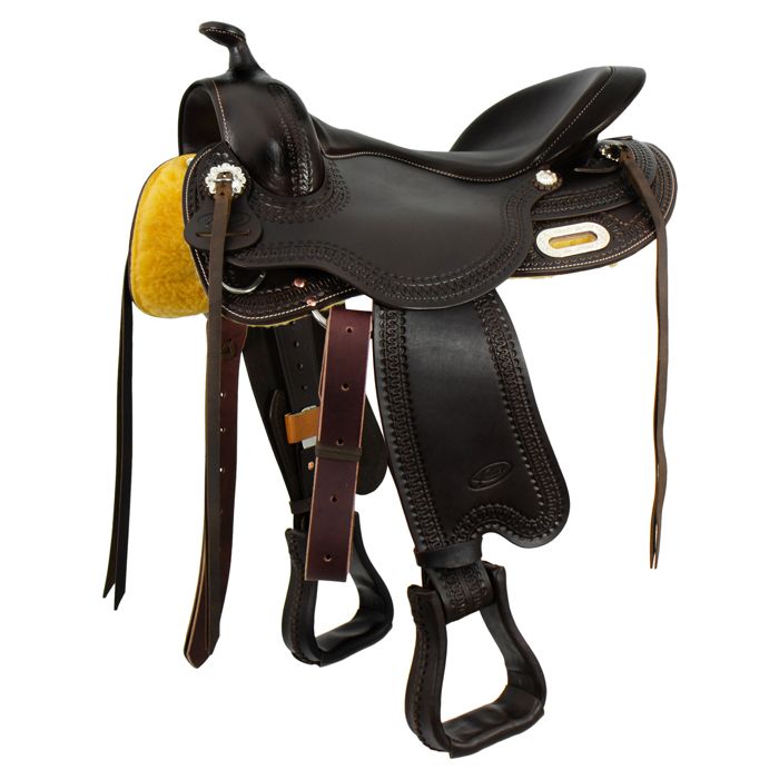 Selle pour cheval cuir Freemax Arabian - 17" / FORK 4 - Cdiscount Sport