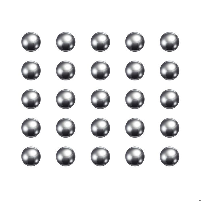 Billes de roulement SOURCING MAP 1000Pcs 4,5 mm Diamètre Précision ...