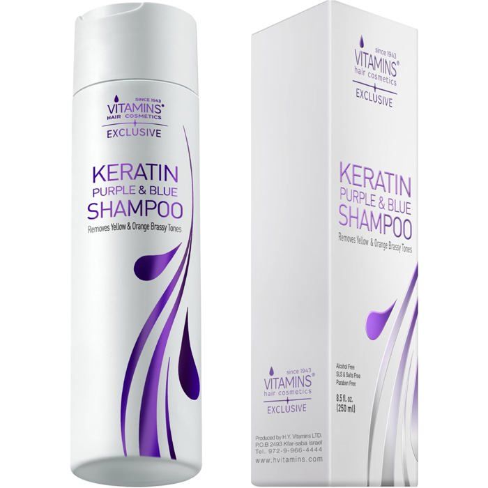 Vitamins Shampoing Violet Soin Cheveux Keratine - Shampooing Sans ...