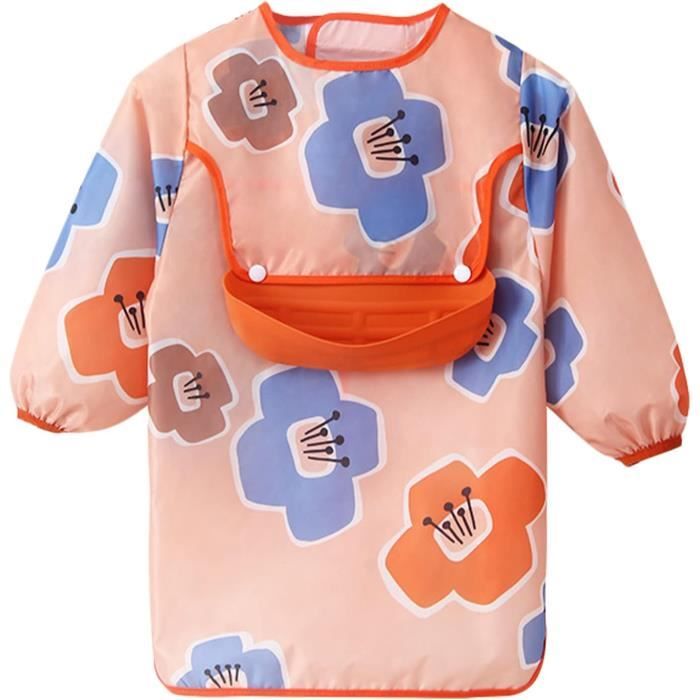 Bavoir Manches Longue Pour Bébé Enfant En Bas Age Imperméable Bavette ...