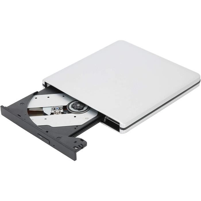 Lecteur CD DVD VCD Externe, Universel Portable Ultra Mince Ordinateur ...