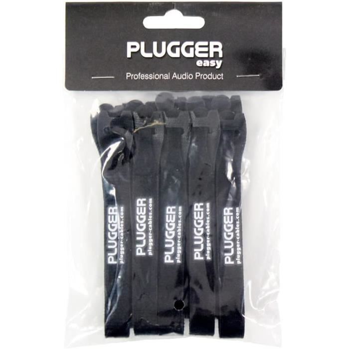 Accroche Cable Serre Cable Attache de cable réutilisables noir Lot de ...