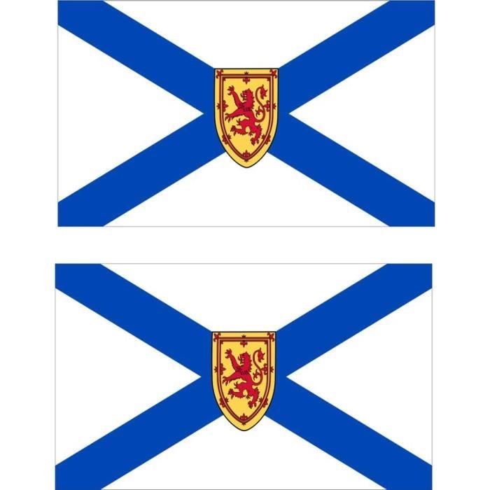 2x autocollant sticker drapeau nouvelle ecosse - Achat / Vente ...