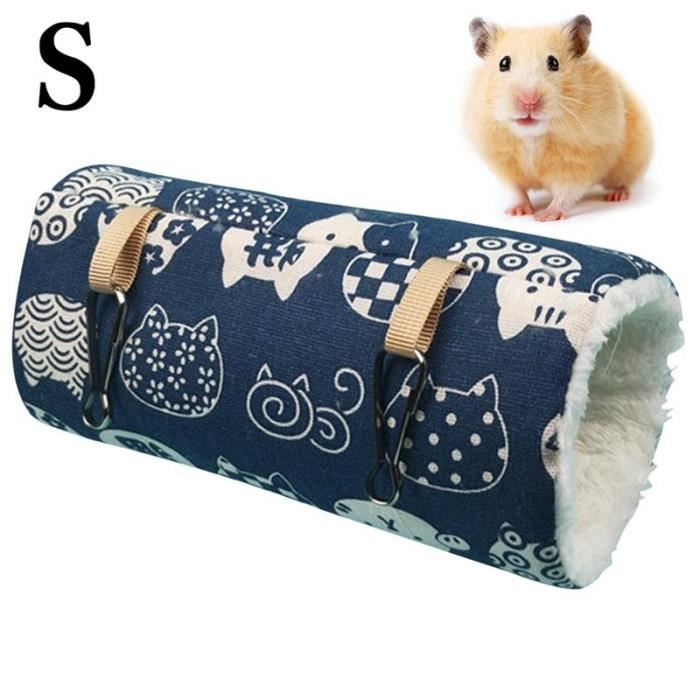 (10)Cage à Hamster en forme de Tunnel, furet, hamac pour Rat, chaud ...