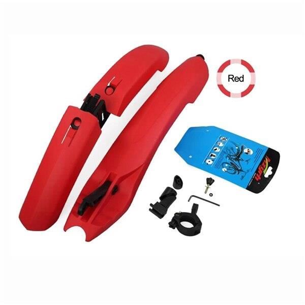 Garde-boue,Garde-boue en plastique avec lumière LED pour vélo de ...