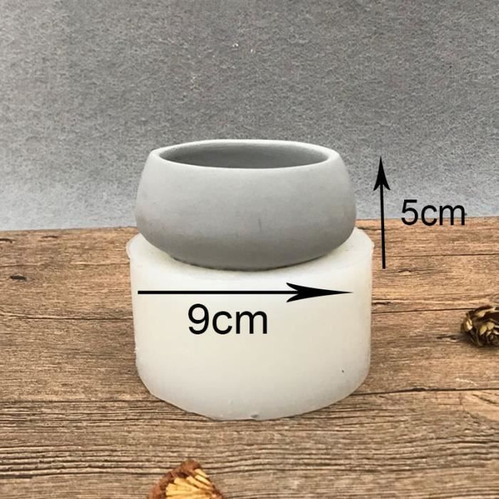 Moule à modeler - masse,Moule de plantation en béton rond de grande ...