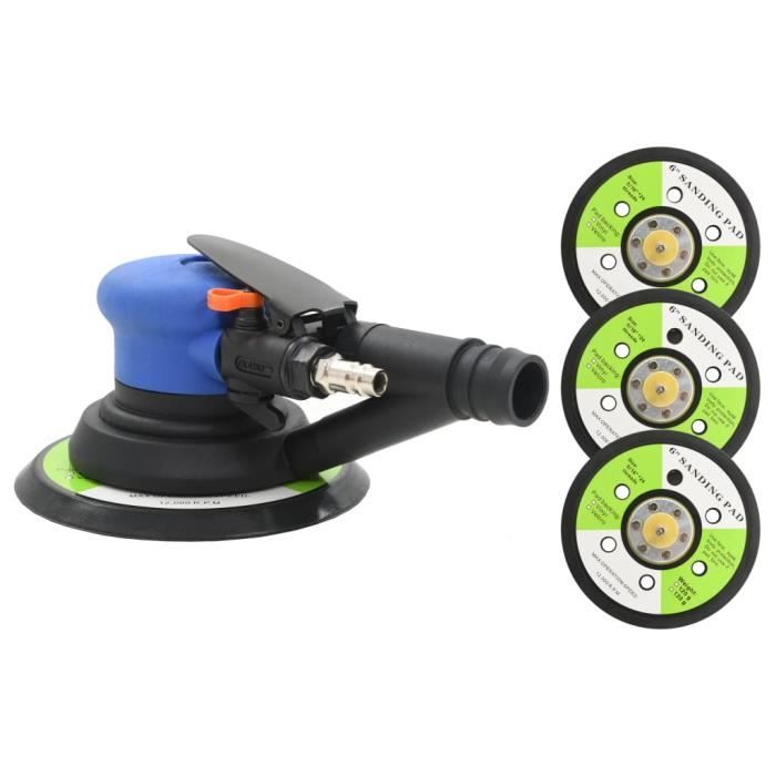 Ponceuse orbitale pneumatique avec disque abrasif 150 mm - Cdiscount ...