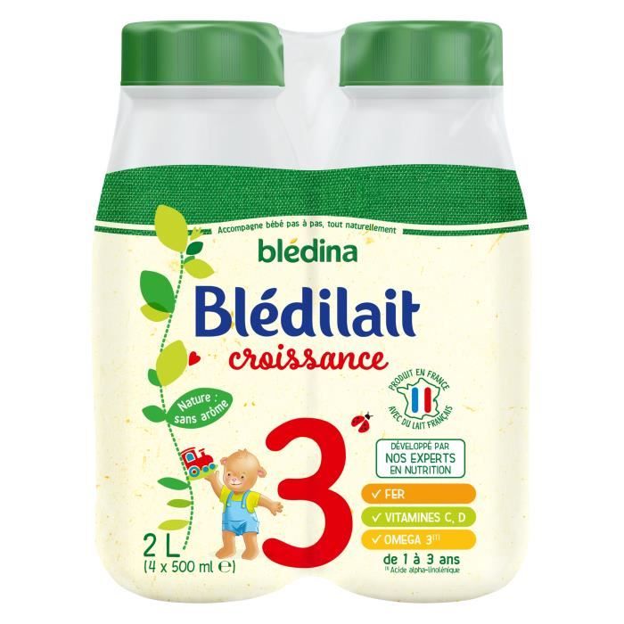 BLEDILAIT Lait croissance 4x500ml - Achat / Vente lait de croissance ...