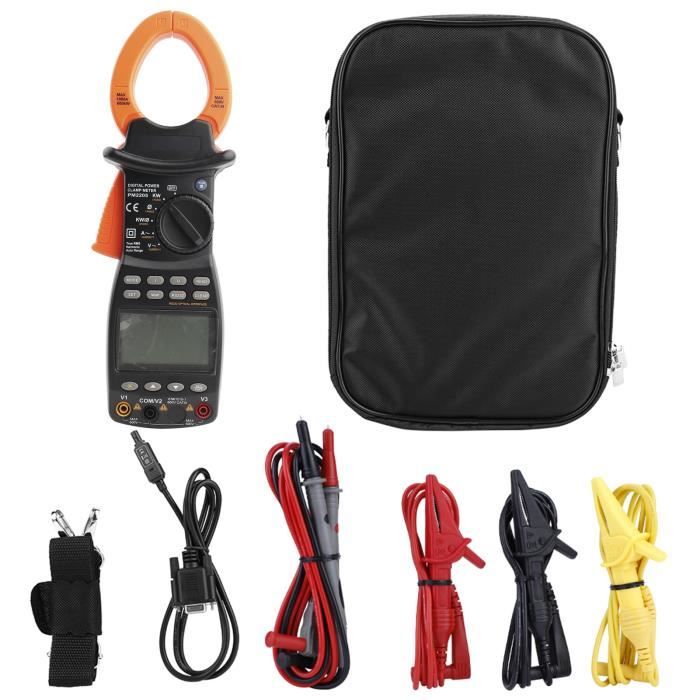 EJ.life pince ampèremétrique Pince multimètre triphasée PEAKMETER ...