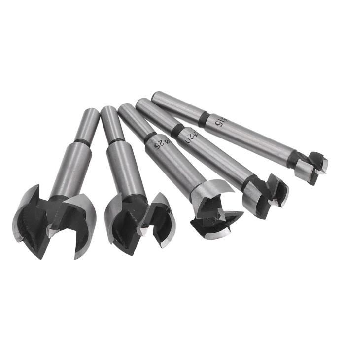 Foret Forstner - FDIT - 5 Pièces - Acier au Carbone - Boîte en Bois de ...