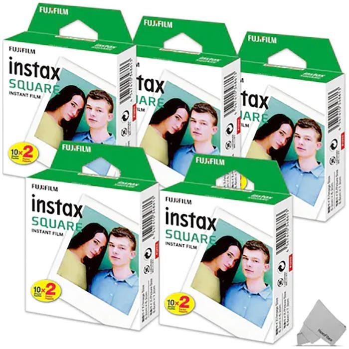 Fujifilm INSTAX film square instantané - Pack 5 x 20 - Cdiscount ...