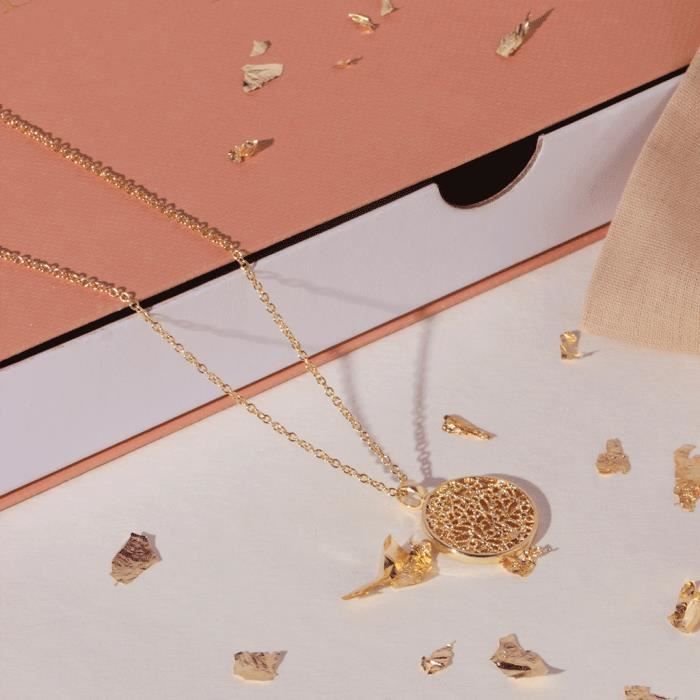 EMMA&CHLOE Collier Eros aVEC Médaillon En Filigrane - Achat / Vente ...