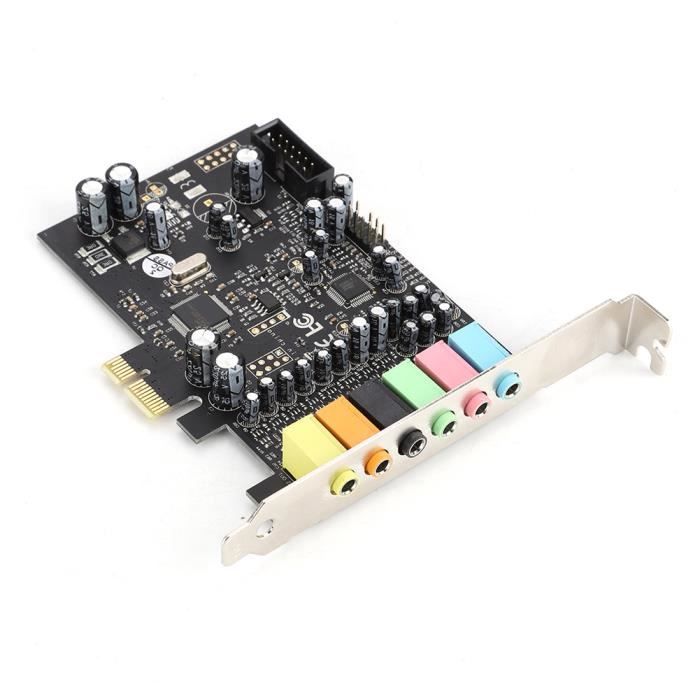 Carte Son PCIe, Carte Son PC HiFI Haute Fidélité 8 Pistes, Carte Son ...