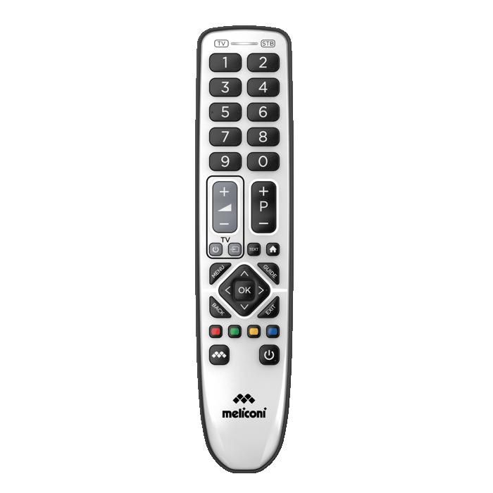 Meliconi - Télécommande universelle PRATICO DUO pour 1 TV et 1 décodeur ...