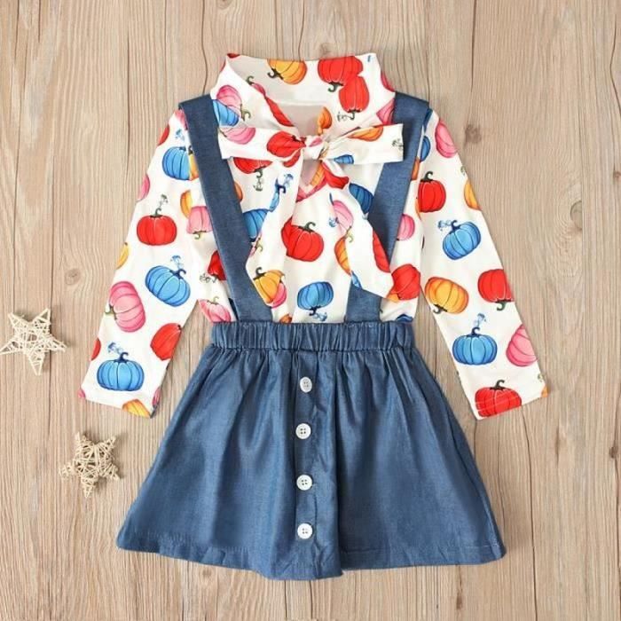 ENSEMBLE DE VETEMENTS 1-6 Ans Bébé Enfant Fille 2 PCS Ensemble de ...