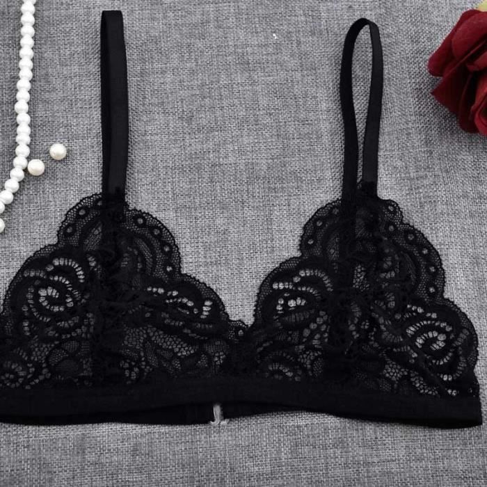 Soutien-gorge,Soutien-gorge en dentelle transparente pour femmes,sexy ...