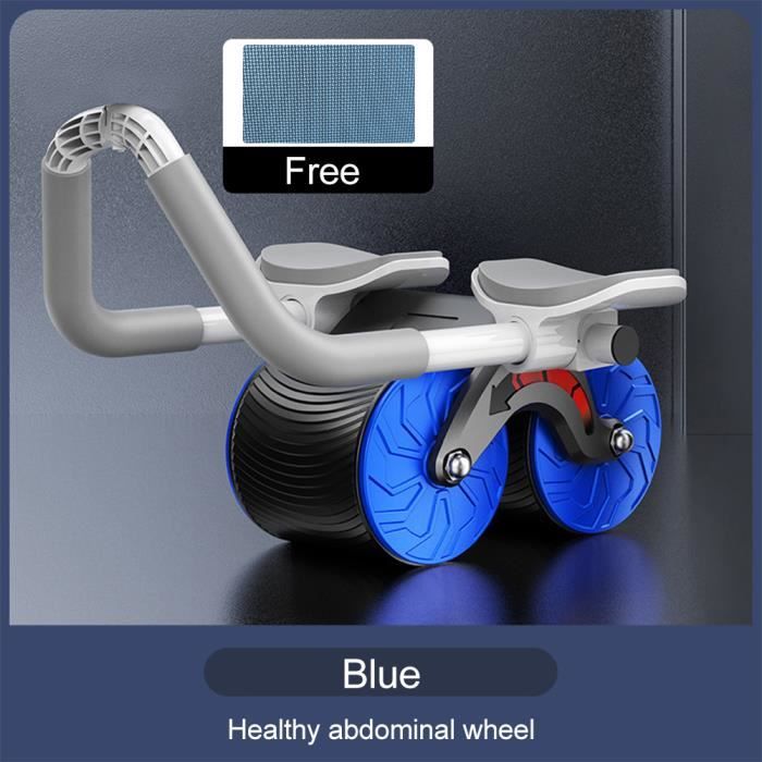 Roue D'exercice Ab Roller, Double Roue De Rebond Automatique, Rouleau ...