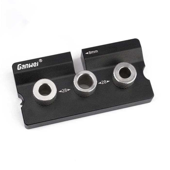 GanWei Wood Doweling Jig 8-10mm Drill Guide 3 in 1 Locator Puncher ...