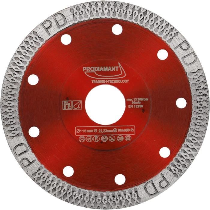PRODIAMANT Premium disque diamant pour carrelage 115mm F993 pour ...
