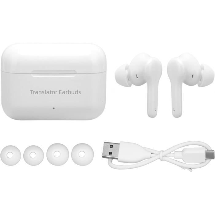 Écouteurs Traducteurs De Langue M6 Compatibles,Avec 71 Langues Et 56 ...