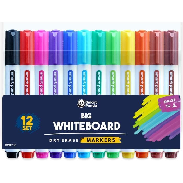 Marqueurs Pour Tableaux Blancs Par Smartpanda – Pointe Ogive, Effaçable ...