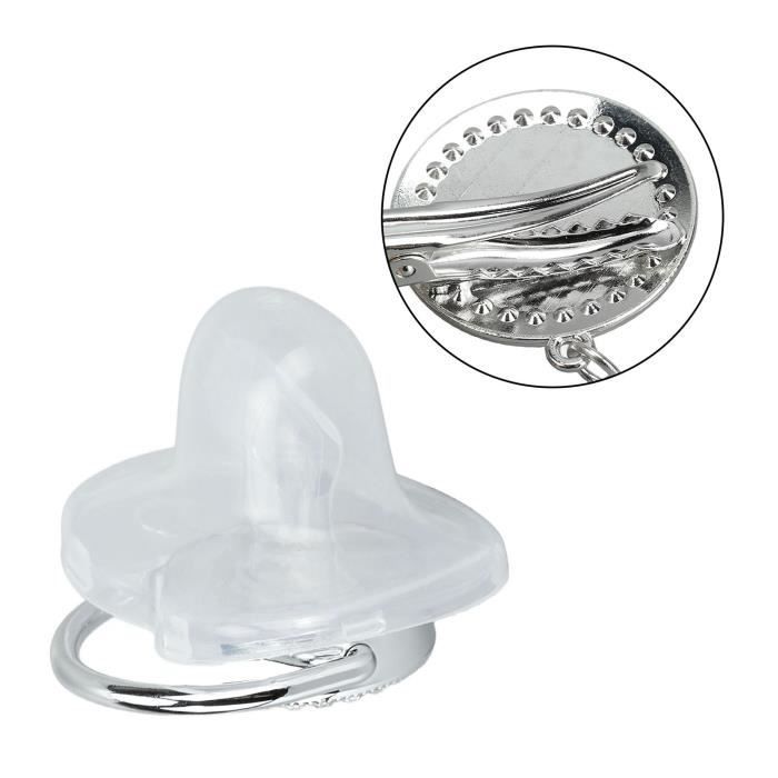 ZERONE Pacifier en silicone personnalisable Bébé A-Z - Sécurité BPA ...