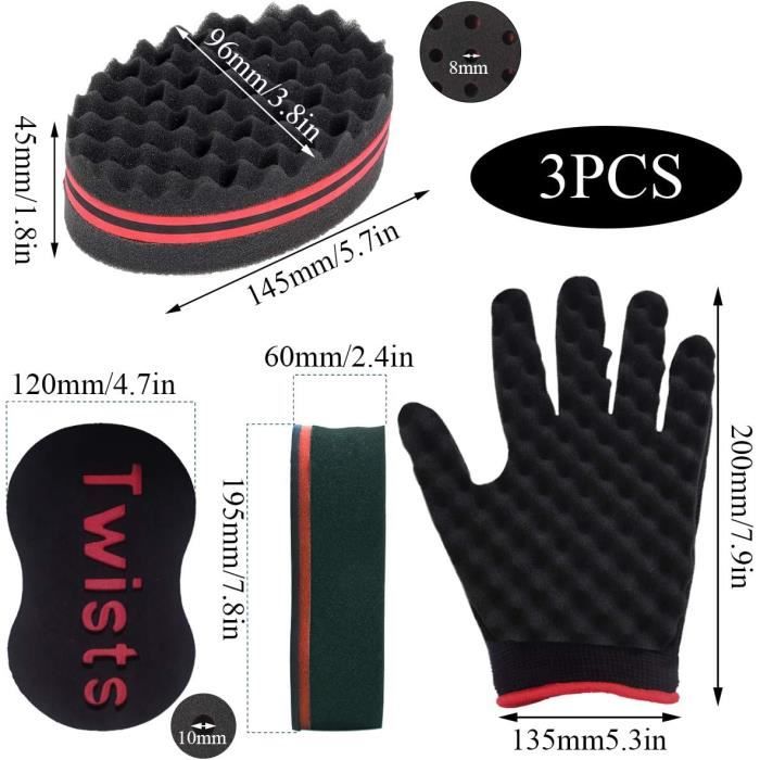 Brosse À Cheveux Éponge,Curl Sponge Magic Twist,Brosse À Cheveux En ...