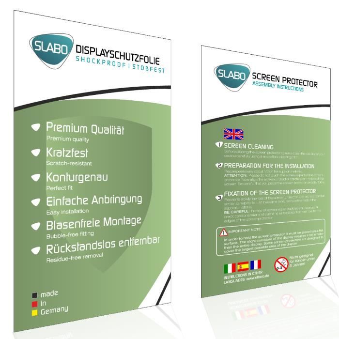 2 x Film de protection d'écran blindé pour Nintendo Switch Lite - SLABO - Résistant aux chocs ...